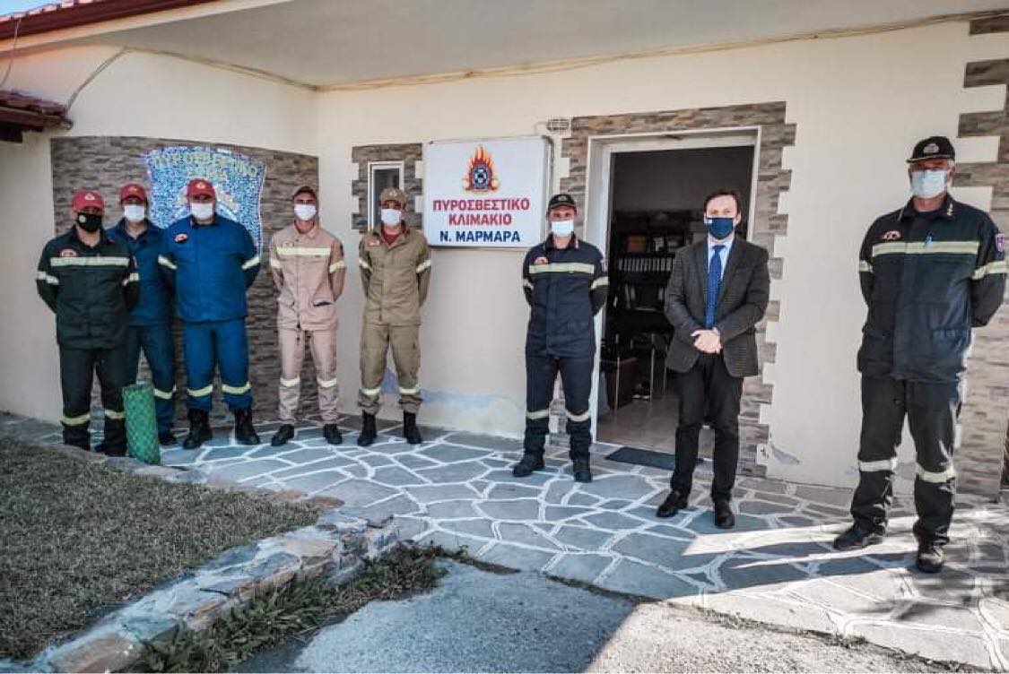 «ΕΠΙΣΚΕΨΗ ΑΠ.ΠΑΝΑ ΣΤΟ ΠΥΡΟΣΒΕΣΤΙΚΟ ΚΛΙΜΑΚΙΟ Ν.ΜΑΡΜΑΡΑ» - HalkidikiPost