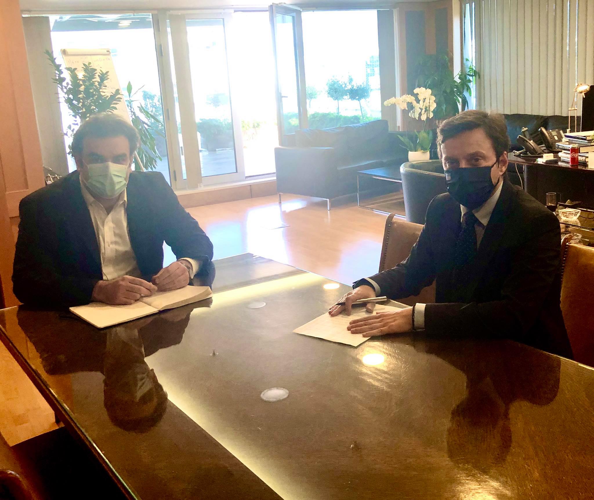 «ΣΥΝΑΝΤΗΣΗ ΕΡΓΑΣΙΑΣ ΑΠ.ΠΑΝΑ ΜΕ ΤΟΝ ΥΠΟΥΡΓΟ ΕΠΙΚΡΑΤΕΙΑΣ ΚΥΡΙΑΚΟ ...